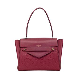 Louis Vuitton Sac &agrave; main Pre-owned Capucines Mini Monogram Empreinte - Femme - Pre-owned - Rouge - Taille: ONE Size