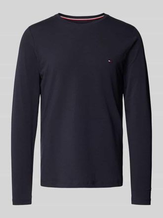 Tommy Hilfiger Slim Fit Longsleeve mit Logo-Stitching