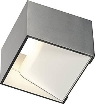 SLV LED Wandleuchte LOGS IN DTW, Up/Down, indirekt, CRi >90, Dim-To-Warm, 11W 2000-3000K 690lm, alu/weiß