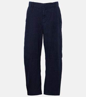 Velvet Weite Hose Taylor aus Leinen