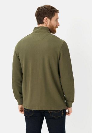 Camel Active Sweatjacke mit verstellbarem Tunnelzug Langarm