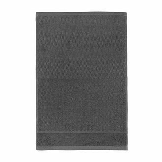 FROTTANA frottana Pearl G&auml;stetuch 30 x 50 cm aus 100% Baumwolle, graphite