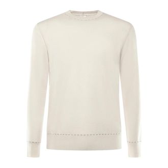 Eleventy Rundhals-Strickware - - Knitwear - Herren - Beige - XL