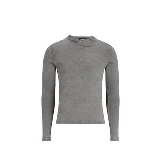 LGN Louis Gabriel Nouchi Tee-shirt droit en tissu c&ocirc;tel&eacute;