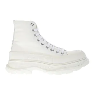 Alexander McQueen Wei&szlig;e High-Top-Sneakers - - Shoes - Damen - Wei&szlig; - 39 EU