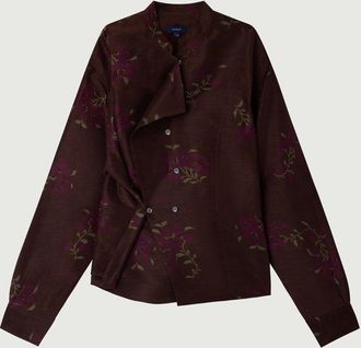 SOEUR BLOUSE HAMPTON MARRON