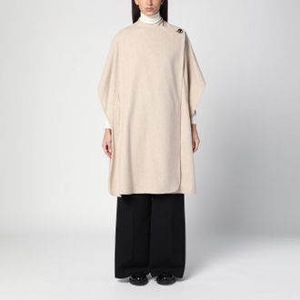 The Garment Beige wool-blend cape