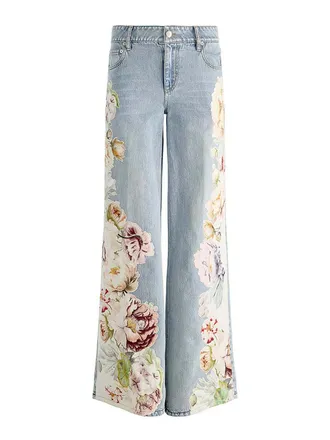 Alice & Olivia Jean Droit - Bleu