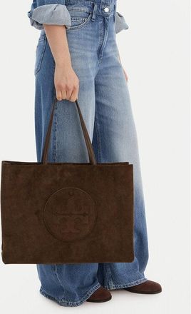 Tory Burch Tory Burch Handtasche Ella Suede Tote 170980 Braun