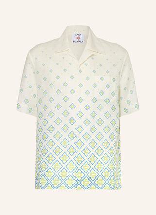 Casablanca Resorthemd Comfort Fit Aus Leinen weiss