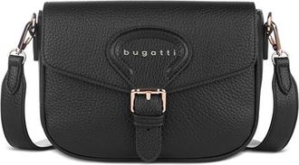 Bugatti Elina sac &agrave; bandouli&egrave;re S pour femme en similicuir,petit sac &agrave; main pour femme,noir