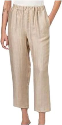 Alpha Studio Femme, Pantalons, Beige, Taille: 42 FR Pantalon droit