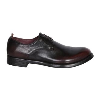 Officine Creative Homme, Chaussures, Noir, Taille: 43 EU Chaussures Noires &agrave; Lacets Choix &Eacute;l&eacute;gant
