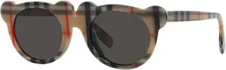 Burberry Lunettes de soleil rondes - unisex - Accessoires - Multicolore - Taille: 43 MM