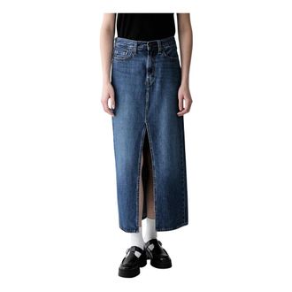 Levi's Ankle Column - Femme - Jupes - Bleu - Taille: W26