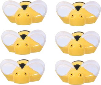 OSALADI 20 St&uuml;cke 3D Bienen K&uuml;hlschrankmagnete Figur Weihnachten K&uuml;hlschrank Aufkleber Mini Magnete Tiere Haken Kinder Mitbgebsel Pinnwand Whiteboard Magnetta