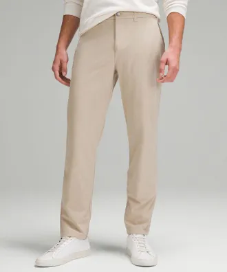 lululemon ABC Chinohose im Classic Fit Warpstreme für Männer - 76 cm - Khaki - Größe 29