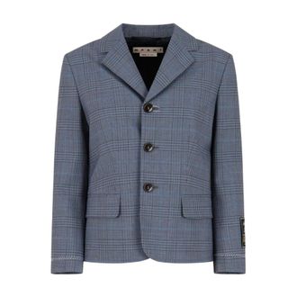 Marni Femme, Vestes, Bleu, Taille: 36 FR Pull Bleu avec Revers