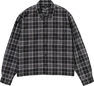 Beams Plus Homme, Chemises, Noir, Taille: M Check Short Shirt