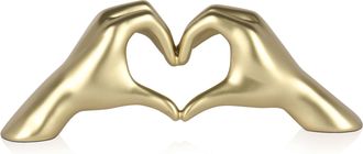 Arte Dal Mondo Adm - Sculpture en Résine mains en Coeur