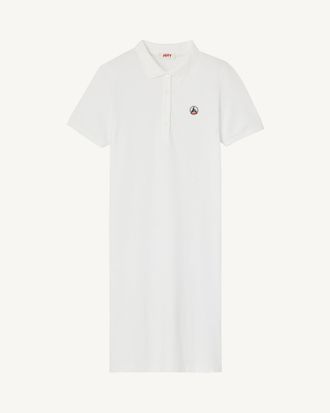 Jott Robe polo en coton biologique Blanc Palma - Taille S