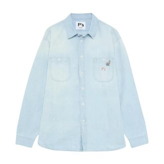 President's Homme, Chemises, Bleu, Taille: S Relaxed Shirt