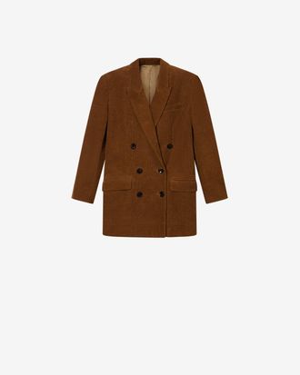 Isabel Marant Veste Rasma - Femme - Caramel - Taille34 - Marant &Eacute;toile