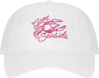 GANT Homme, Accessoires, Blanc, Taille: ONE Size Casquette en coton avec broderie