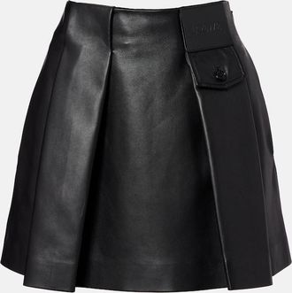 Loewe Minirock aus Leder