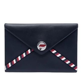 Chanel Pre-owned Vintage Flap Clutch - - Pre-owned - Damen - Blau - ONE SIZE