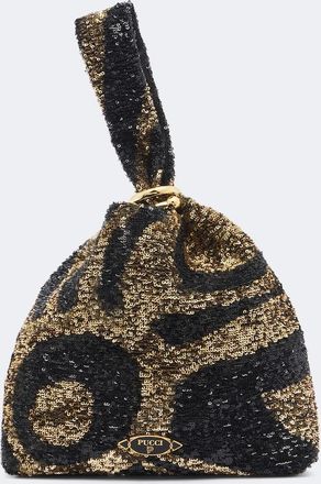Pucci Henkeltasche Emilio mit Pailletten