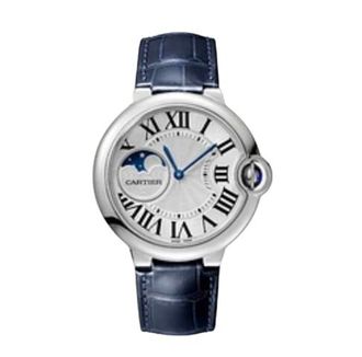 Cartier 37mm Ballon Bleu de Cartier watch with Blue Alligtaor Strap