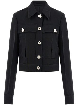 Ferragamo Jacke im Trucker-Style - Schwarz