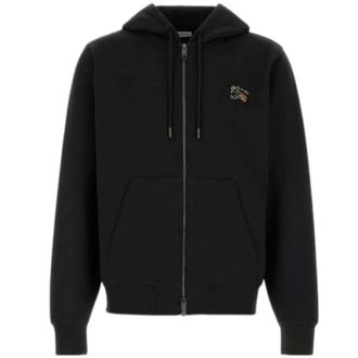Burberry Homme, Sweatshirts et sweats &agrave; capuche, Noir, Taille: S SweaT-shirt z zapi?ciem na suwak