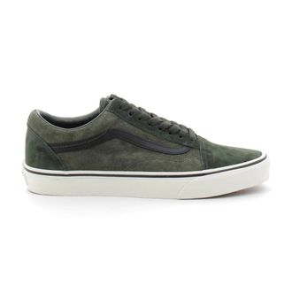 Vans Chaussures basses en daim vert &agrave; lacets - Homme - Chaussures - Vert - Taille: 40 EU