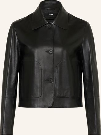 Arma Arma Lederjacke schwarz
