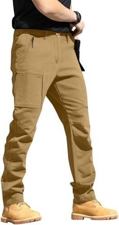 Generic Pantalon de randonn&eacute;e l&eacute;ger et imperm&eacute;able pour homme - S&eacute;chage rapide - Pantalon de marche en plein air - Pantalon de travail de s&eacute;curit&eacute; - Pantalon 
