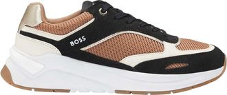 HUGO BOSS Skylar Sneaker f&uuml;r Damen, Wildleder (Mittelbeige)