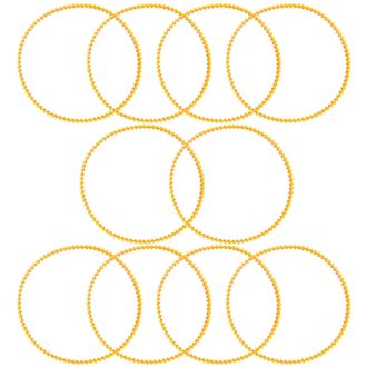 Lurrose 20 St&uuml;ck Doppelzahnriemen N&auml;hmaschinenmotorriemen 1417 Zoll Umfang Ersatzriemen f&uuml;r Haushalts N&auml;hmaschinen Vintage Modelle N&auml;hzubeh&ouml;r f&uuml;r Pr&auml;zise Repa