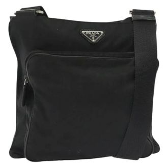 Prada Sac bandouli&egrave;re vintage Pre-owned - Femme - Pre-owned - Noir - Taille: ONE Size