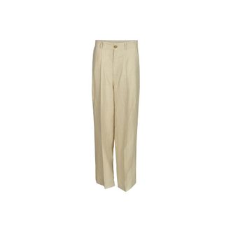 P.A.R.O.S.H. P.a.r.o.s.h., Femme, Pantalons, Beige, Taille: 40 FR Wide Pantalons