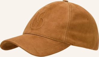 BA&SH Ba&Sh Leder-Cap Haly braun
