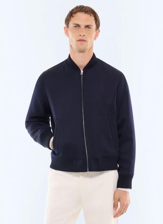 Fursac Blouson en drill de laine vierge - Taille XXL - Homme