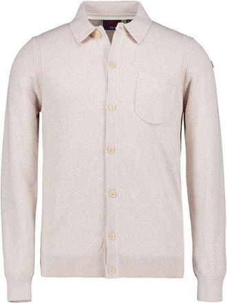 N.Z.A. Herren Cardigan beige unifarben