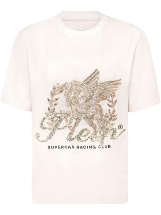 Philipp Plein t-shirt Unicorn - Blanc