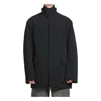 Rick Owens Mac &agrave; col tour - Homme - Vestes - Noir - Taille: M