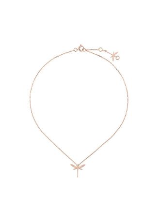 Anapsara mini collier &agrave; pendentif libellule - Or