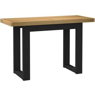 vidaXL Vidaxl - Bureau noain pieds en forme de u 120x50x75 cm bois massif pin