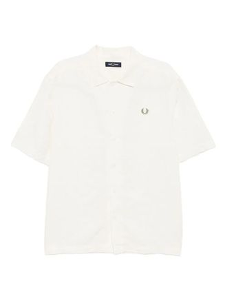 Fred Perry chemise à logo brodé - Tons neutres