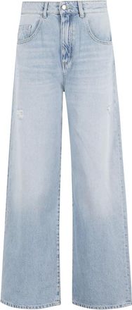 Icon Denim Los Angeles Femme, Jeans, Bleu, Taille: W27 Poppy Wide Leg Jeans